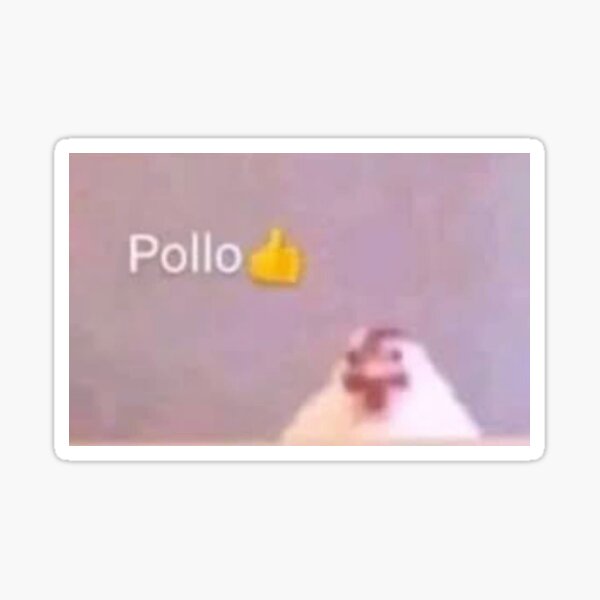 "Chicken meme" Sticker by CeliasCorner | Redbubble