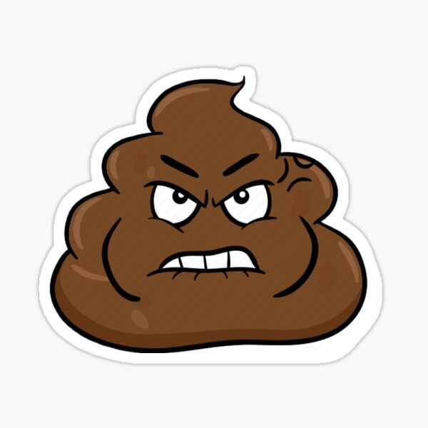 "Funny poop" Sticker for Sale by Dany2000 | Redbubble