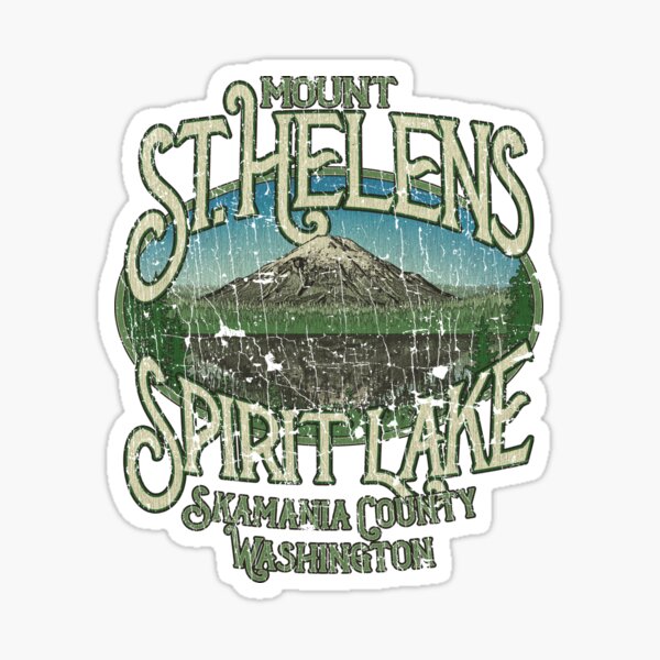 "Mount St. Helens 1979 " Sticker for Sale by AstroZombie6669 | Redbubble