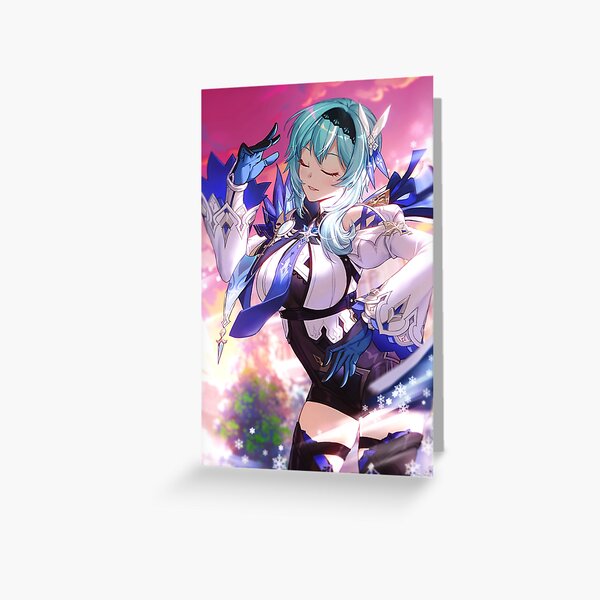 "Genshin Impact - Eula" Greeting Card by GenshinArts | Redbubble