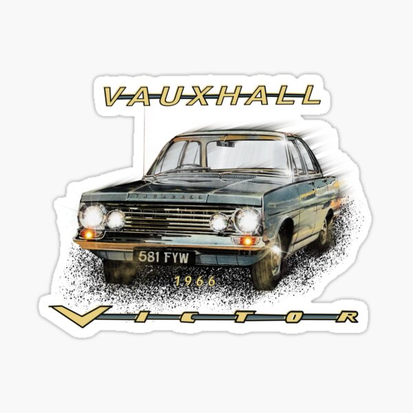 "Vintage Vauxhall 1966 Victor Car by MotorManiac " Sticker for Sale by ...
