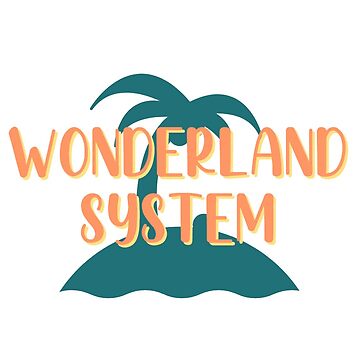 "Wonderland System " Sticker for Sale by merrybutterfly | Redbubble
