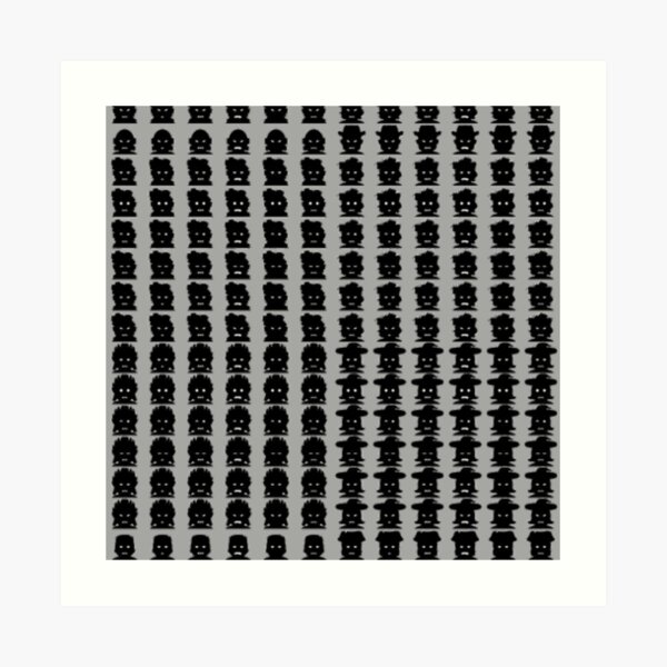 "Inscryption Death Card Portraits" Art Print by KaytiKitty | Redbubble