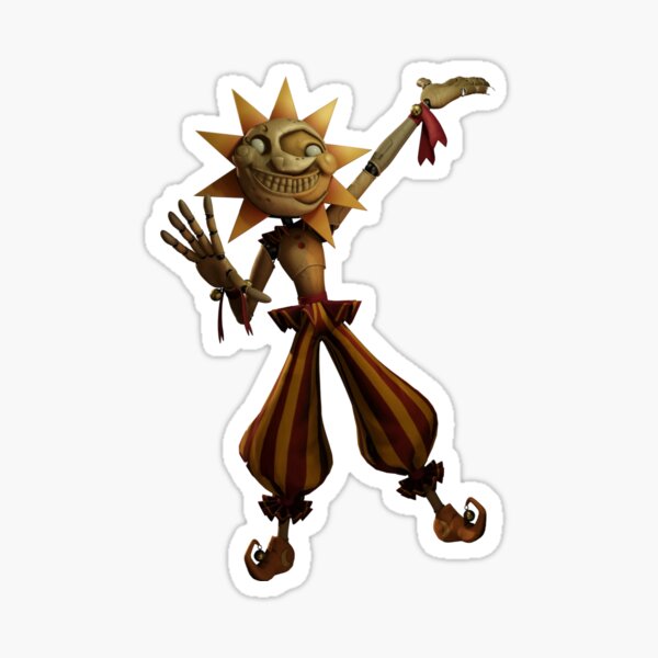 "Sun FNAF Security Breach" Sticker for Sale by ChocolateColors | Redbubble