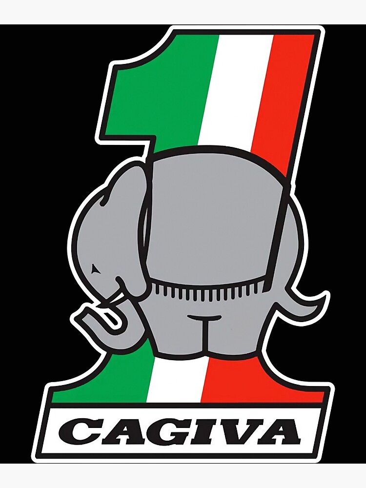 "TOP1 Cagiva Logo Classic T-Shirt.png" Poster by JacobBennett124 ...