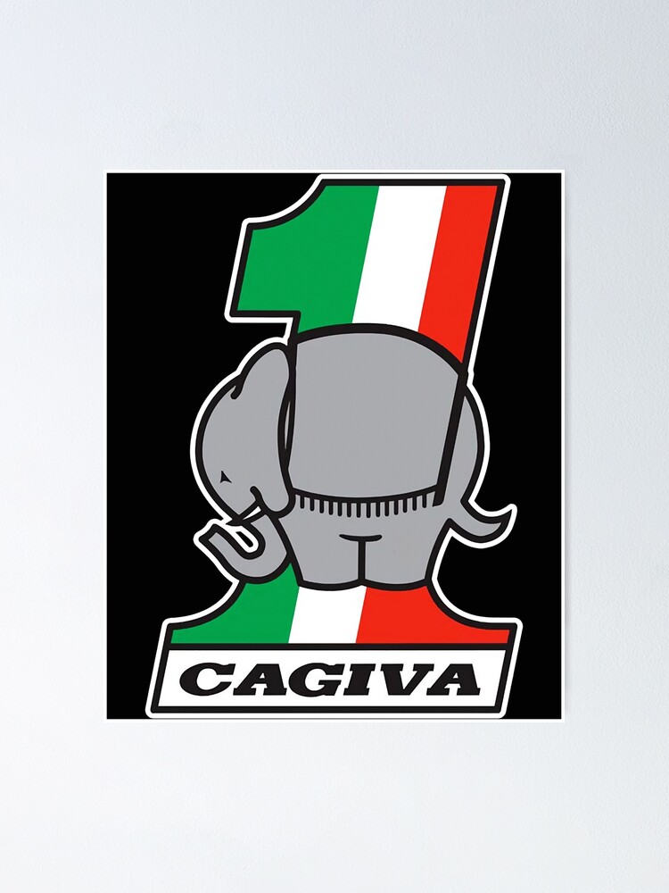 "TOP1 Cagiva Logo Classic T-Shirt.png" Poster by JacobBennett124 ...