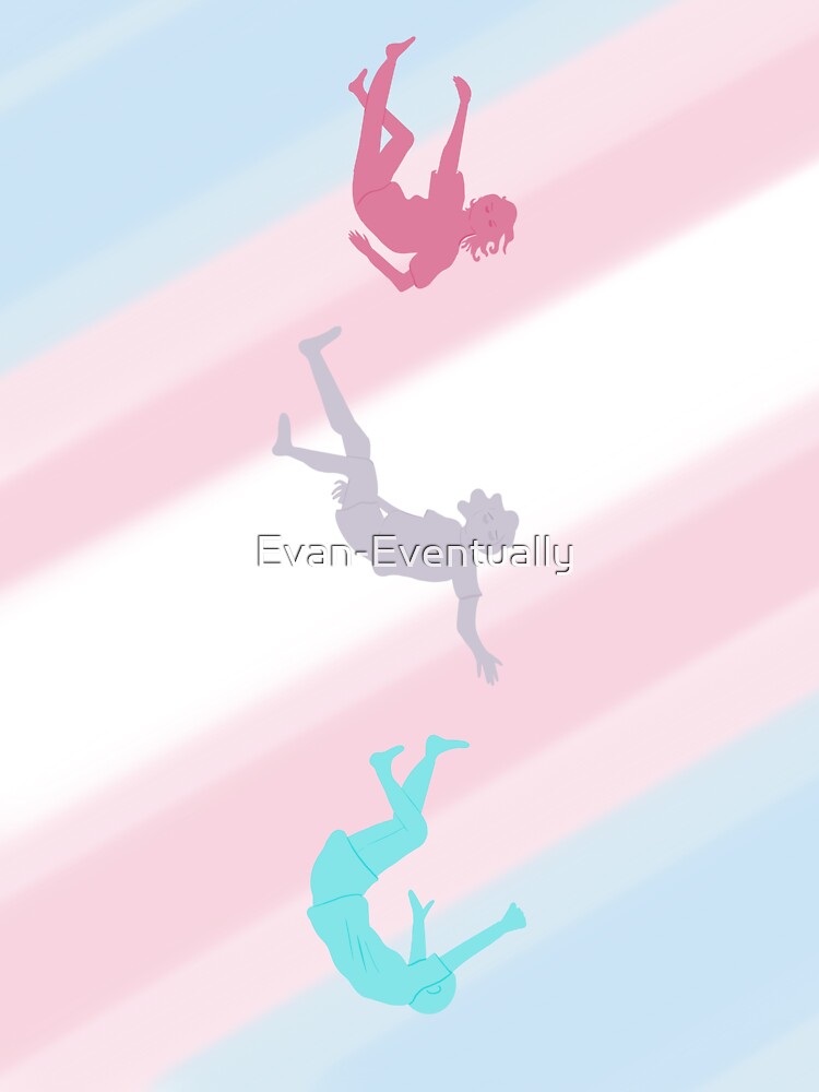 "Transitioning " Sticker by Evan-Eventually | Redbubble