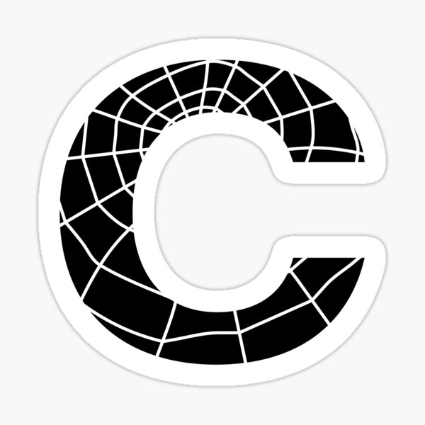 "C" Sticker for Sale by ASboom | Redbubble