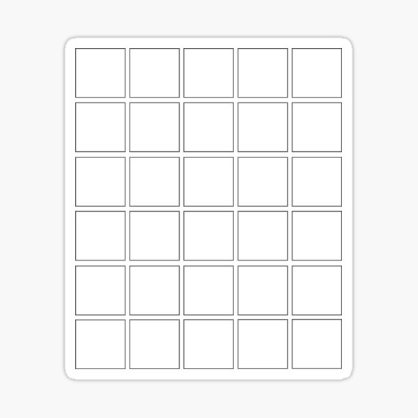 "Wordle, The Daily Word Game Grid" Sticker for Sale by voidcrow | Redbubble