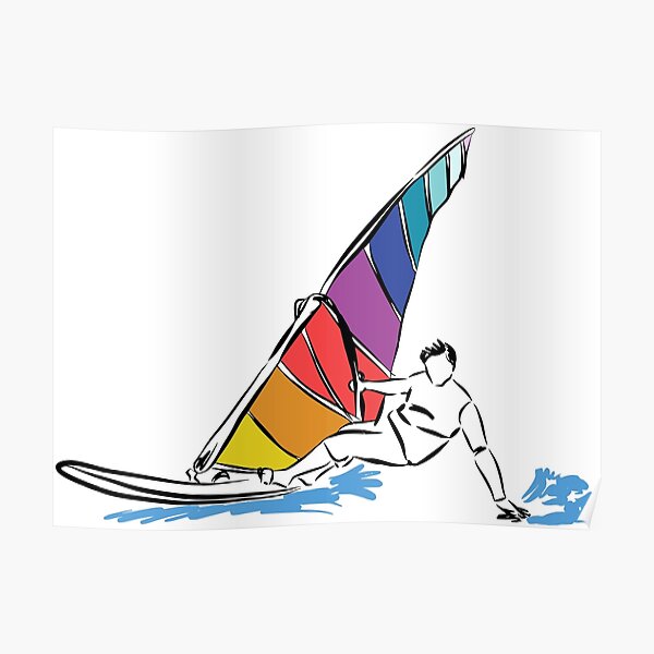 Windsurf Posters | Redbubble