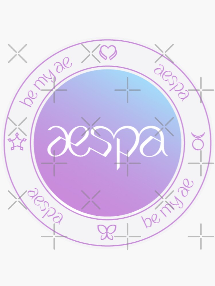 "AESPA" Sticker for Sale by KPOPculture | Redbubble