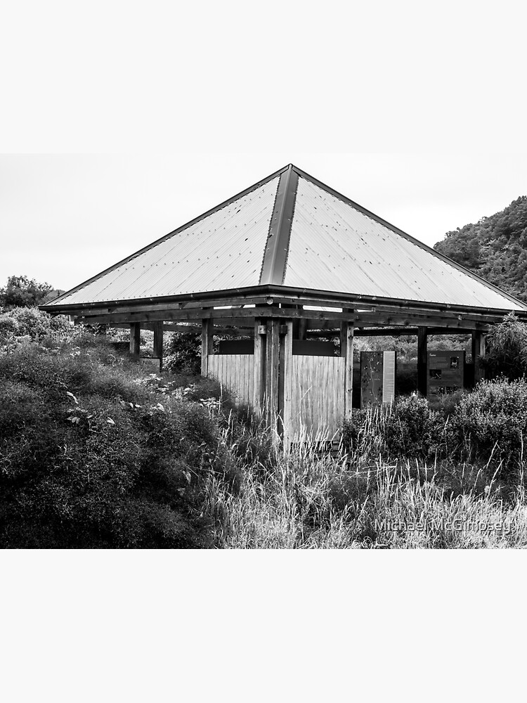 "Bush Walk Information Building" Sticker for Sale by urbanfragments ...