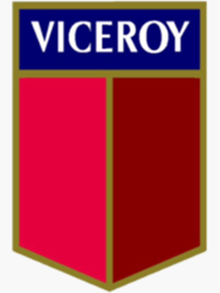 "VICEROY EMBLEM " Sticker for Sale by JacketsFlair | Redbubble