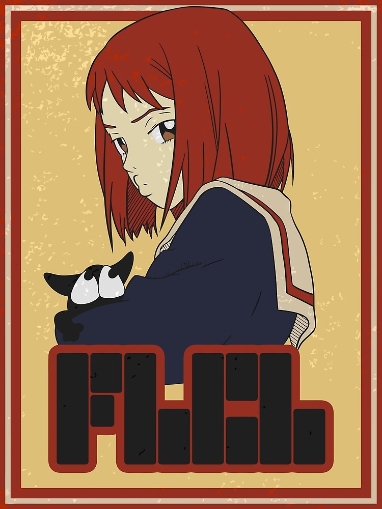 "MAMIMI FLCL TAKKUN CAT" Poster by hadigiyon | Redbubble