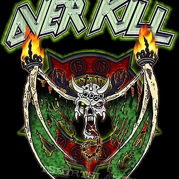 "Overkill For Fans" Sticker for Sale by OctaviaBauch | Redbubble