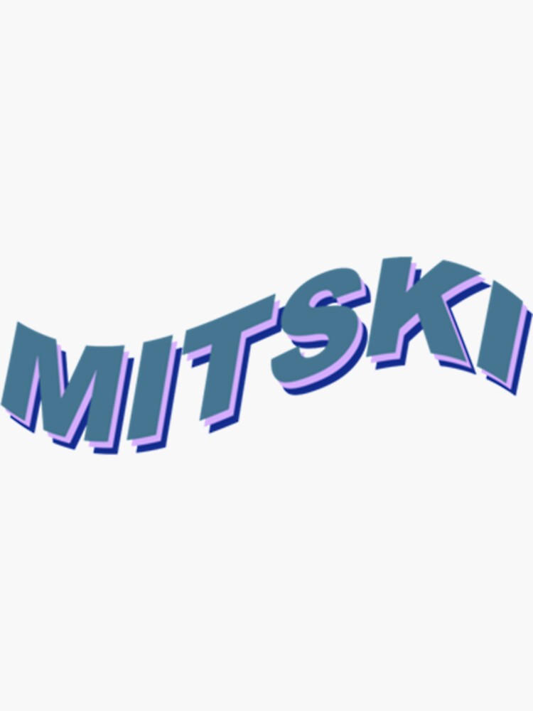 "MITSKI " Sticker for Sale by JacketsFlair | Redbubble