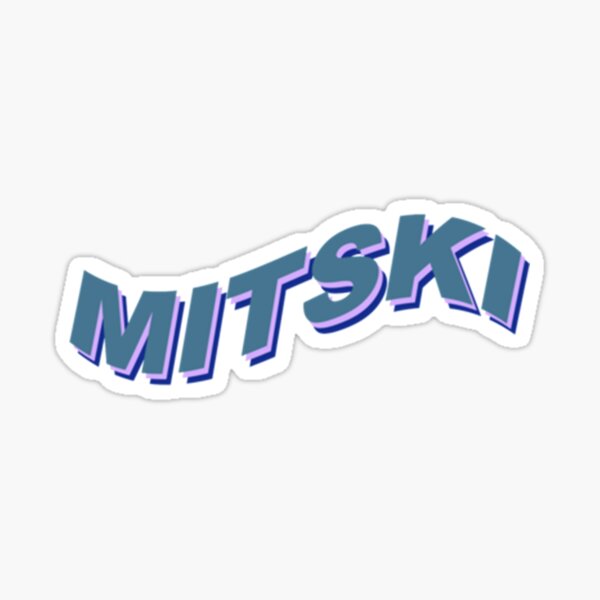 "MITSKI " Sticker for Sale by JacketsFlair | Redbubble