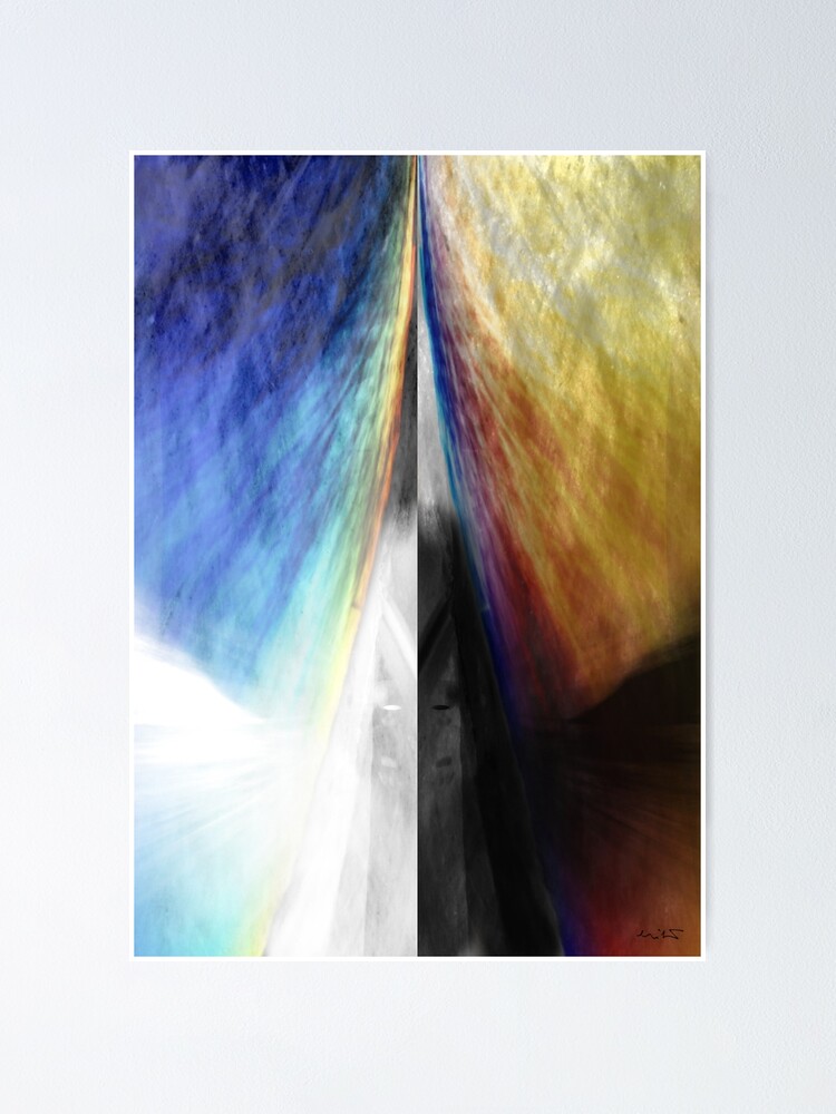 "splitting" Poster by dcosmos | Redbubble