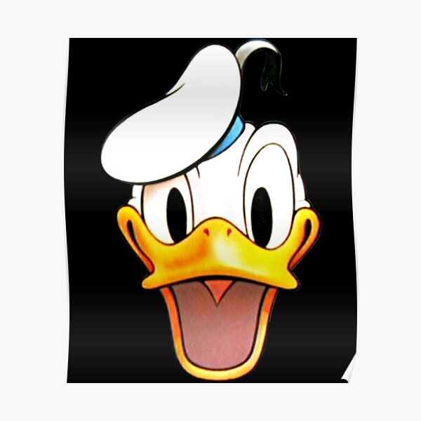 Donald Duck Poster For Sale By Quasimodof6220 Redbubble
