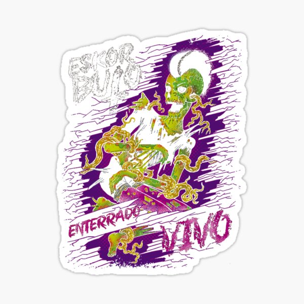 "Enterrado Vino" Sticker for Sale by fevifullilove | Redbubble