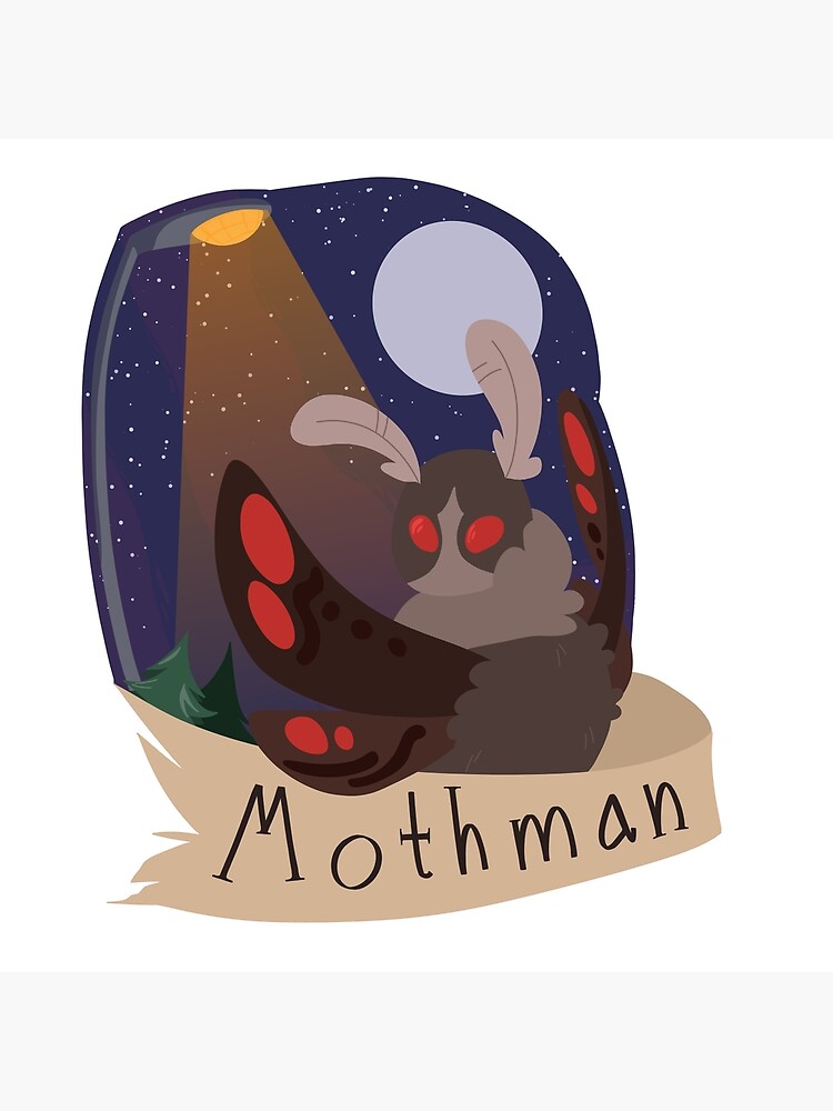 "Mothman Cryptid" Art Print for Sale by Danielle-Dunn | Redbubble