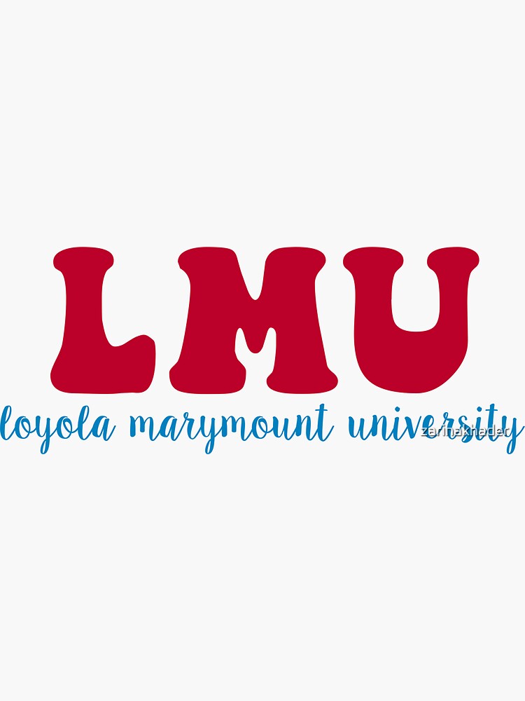 "LMU" Sticker for Sale by zarinakhader | Redbubble