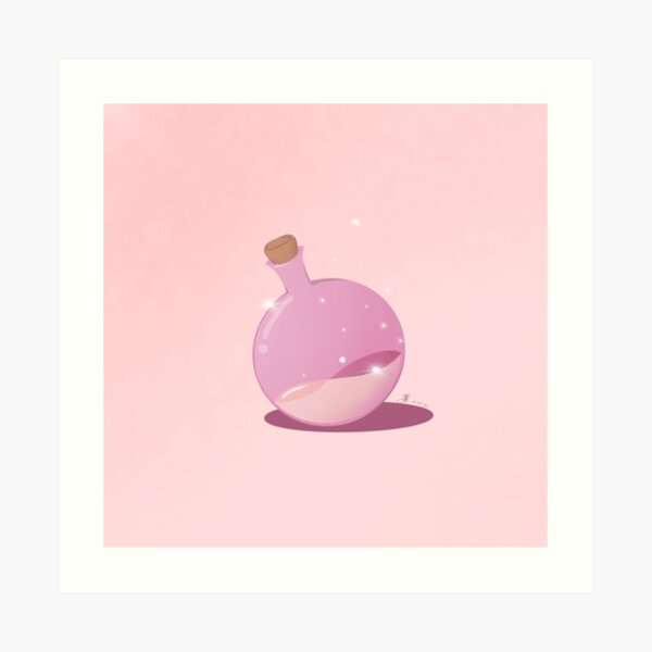 "Smooth Love Potion of Axie Infinity " Art Print by MirkallaMakes ...