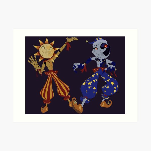 "Sun & Moon Animatronics" Art Print for Sale by MtnDew3301 | Redbubble