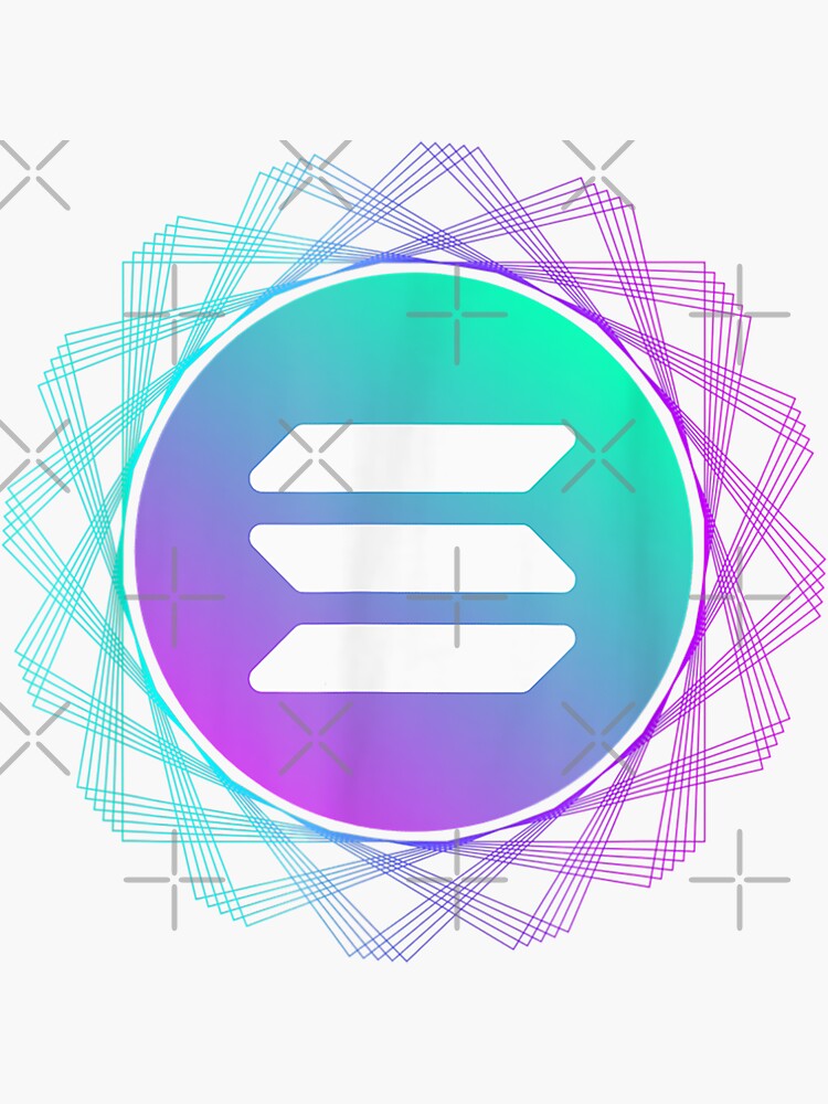 "Solana SOL Coin Proof Of History Solana SOL T-Shirt" Sticker for Sale ...