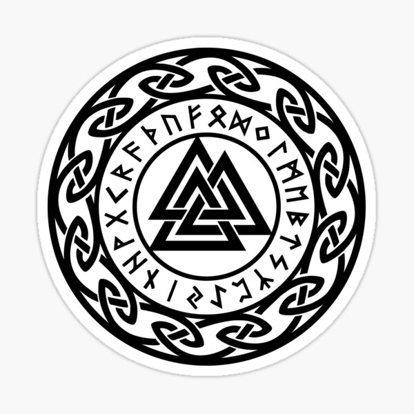 "Valknut, Odin Symbol, Celtic Knots, Norse Mythology, Viking, Futhark ...