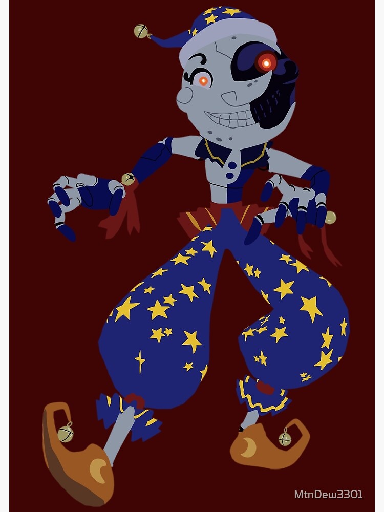 "Moon Animatronic - FNAF Security Breach" Art Print for Sale by ...