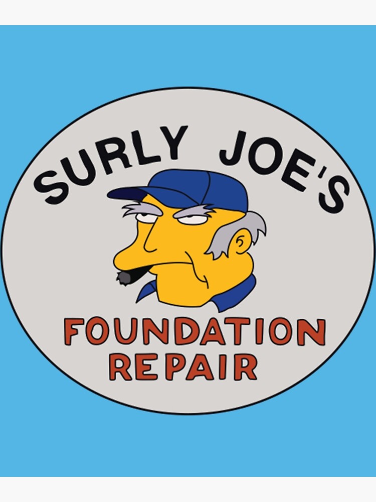 Póster «Reparación de todos los cimientos de Surly Joe_s» de ...