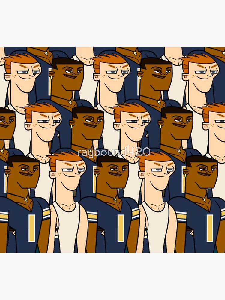 "Total Drama: Lightning/Scott" Sticker for Sale by raybound420 | Redbubble