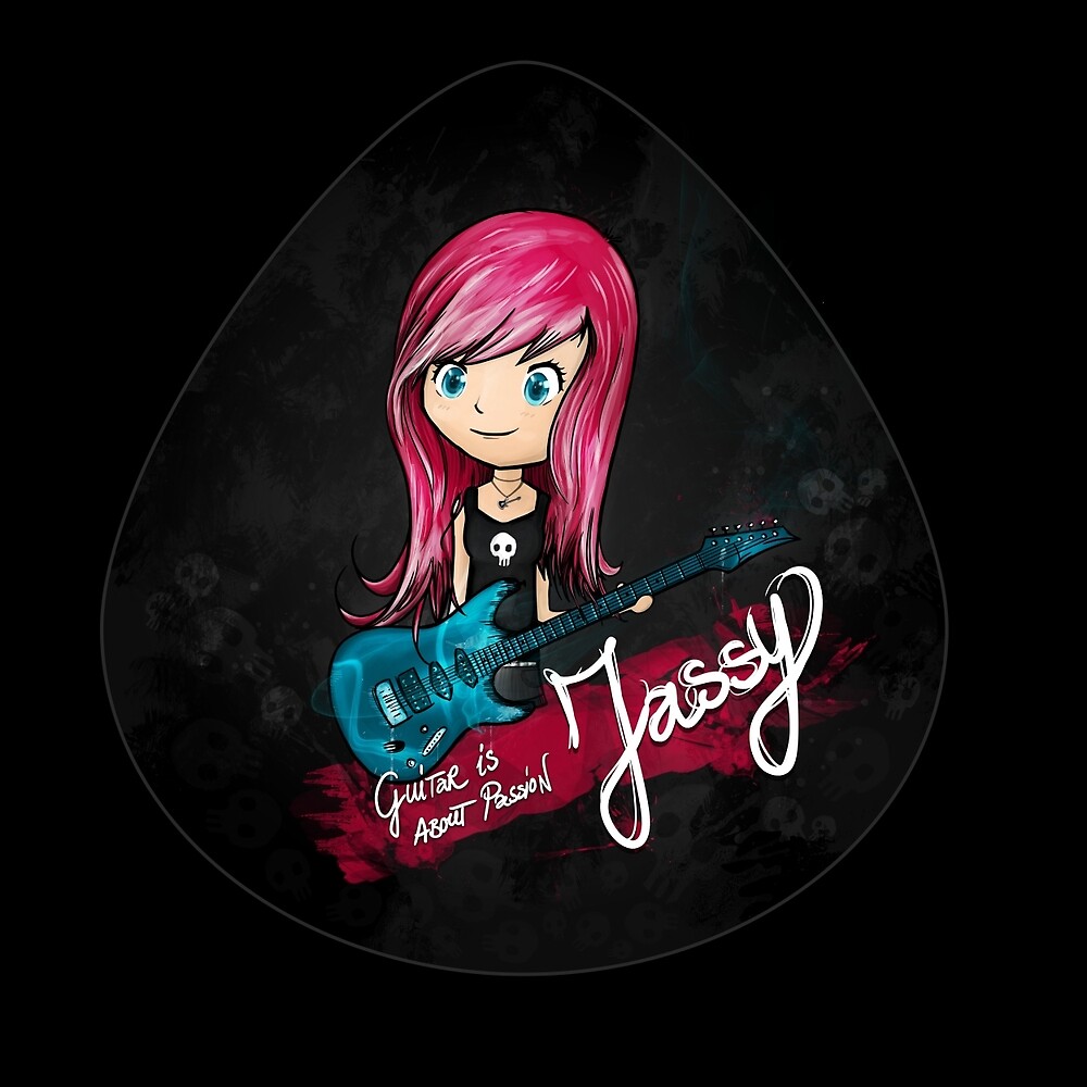 "Jassy JJ's One Girl Band - ARTWORK by Mien Wayne" by MienWayne | Redbubble