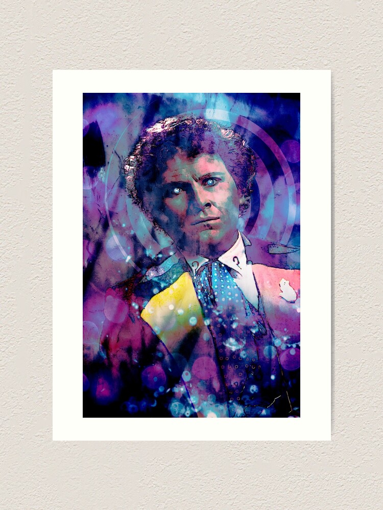 "The Sixth Doctor" Art Print for Sale by Deadmansdust | Redbubble