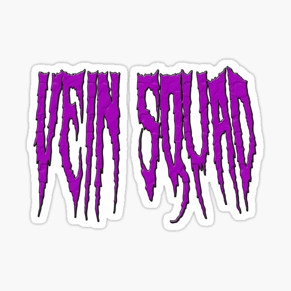 "vein squad (c) by me" Sticker for Sale by Ivox5k | Redbubble