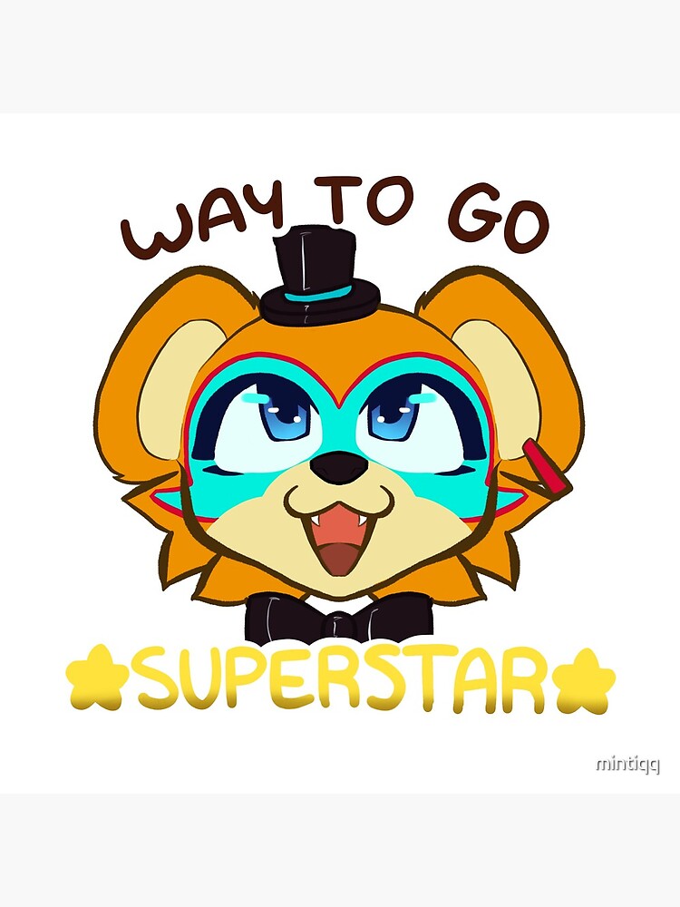 "FNAF security breach glamrock freddy chibi" Throw Pillow for Sale by ...