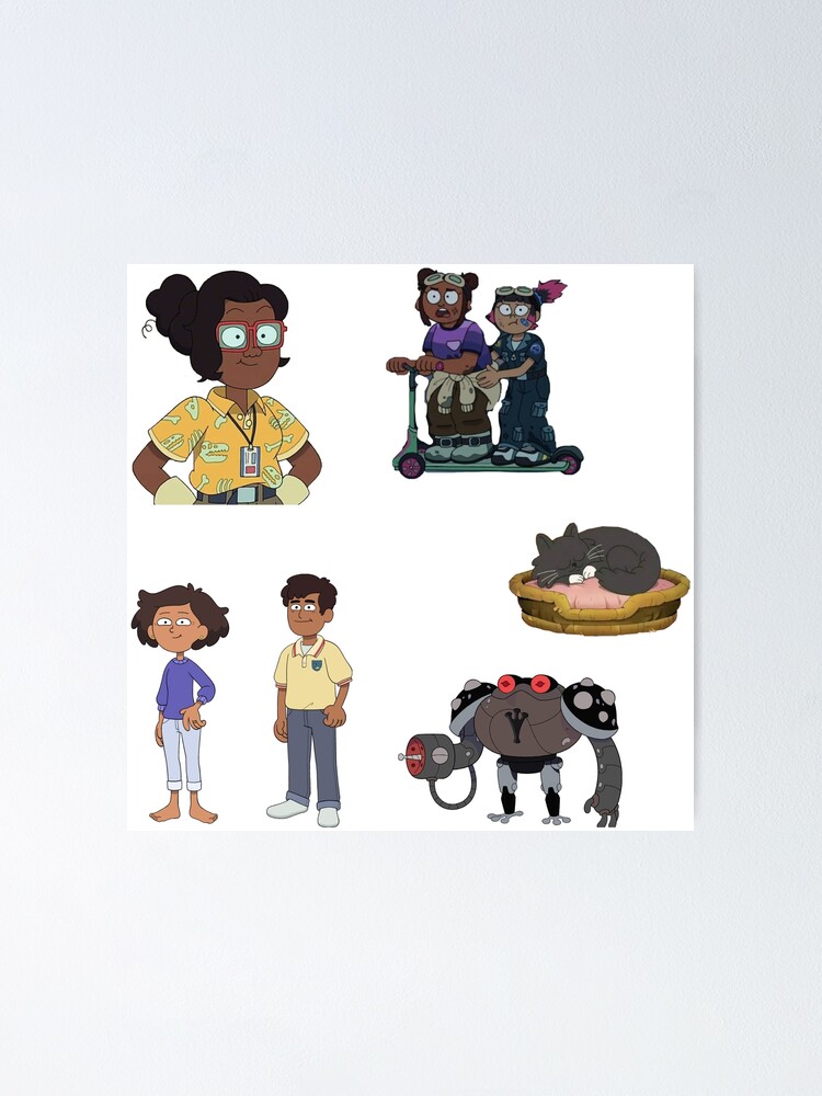 "Amphibia New Characters Stickers" Poster for Sale by EDVSE | Redbubble