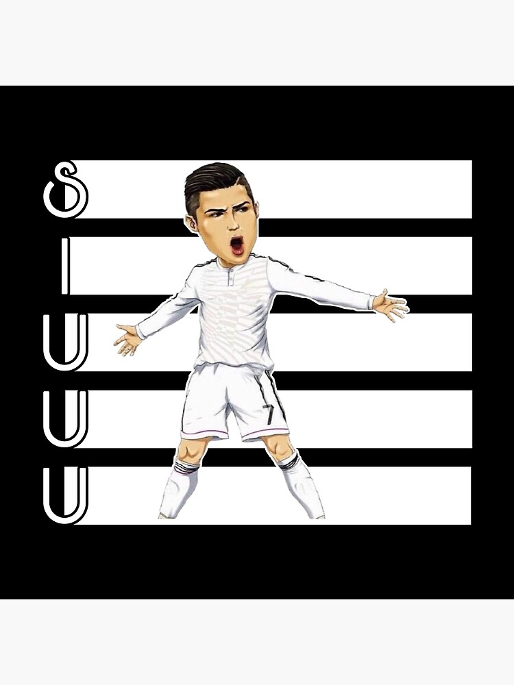 "Siuuu Cristiano ronaldo goal " Poster for Sale by sizamix | Redbubble