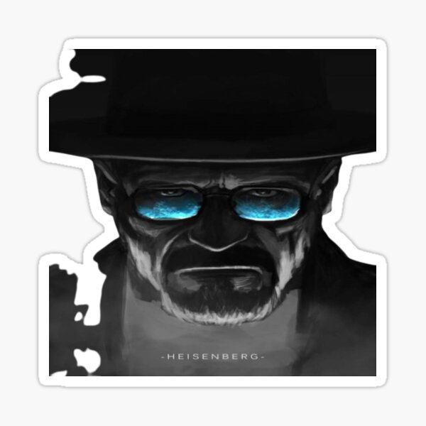 "heisenberg" Sticker by paridhij21 | Redbubble