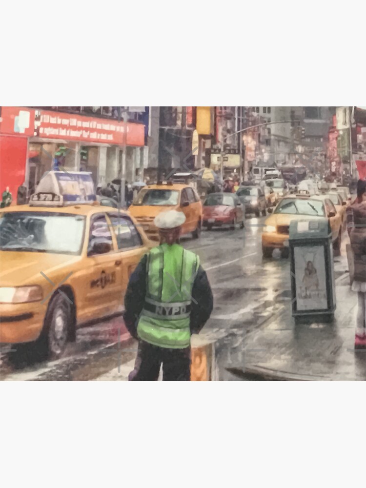 "rush hour in New York City" Sticker by lovershirts | Redbubble