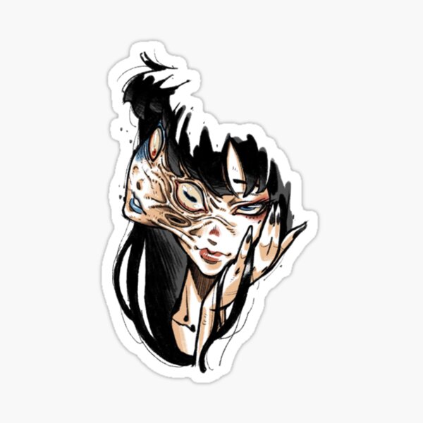 "tomie" Sticker for Sale by Chapayevafyodor | Redbubble