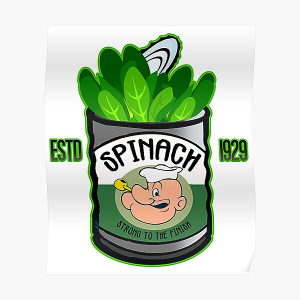 "Popeye and his Spinach Essential " Poster for Sale by Sabrina5486021 ...
