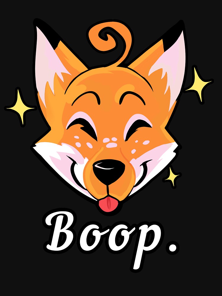 "Cute furry fox. Boop." T-shirt for Sale by VHusky | Redbubble | cute ...