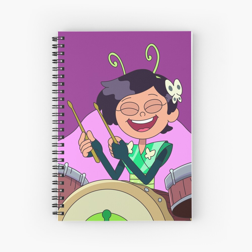 "Drummer Marcy | Marcy Wu | Amphibia" Spiral Notebook for Sale by ...