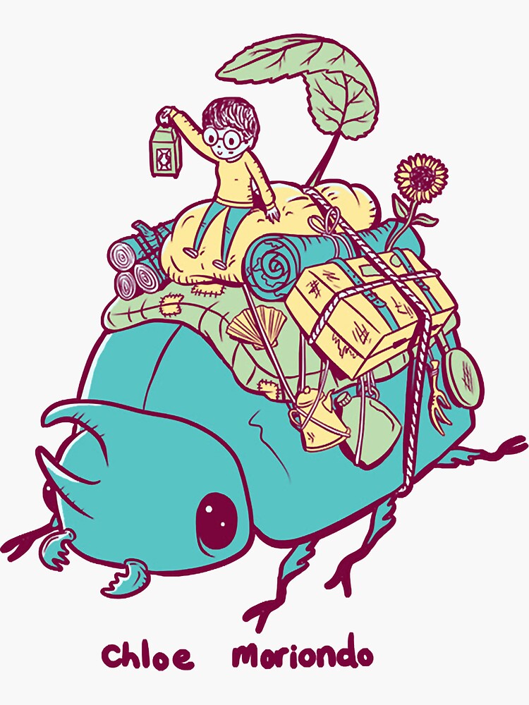 "Chloe Moriondo - Bug Logo Essential T-Shirt" Sticker for Sale by ...