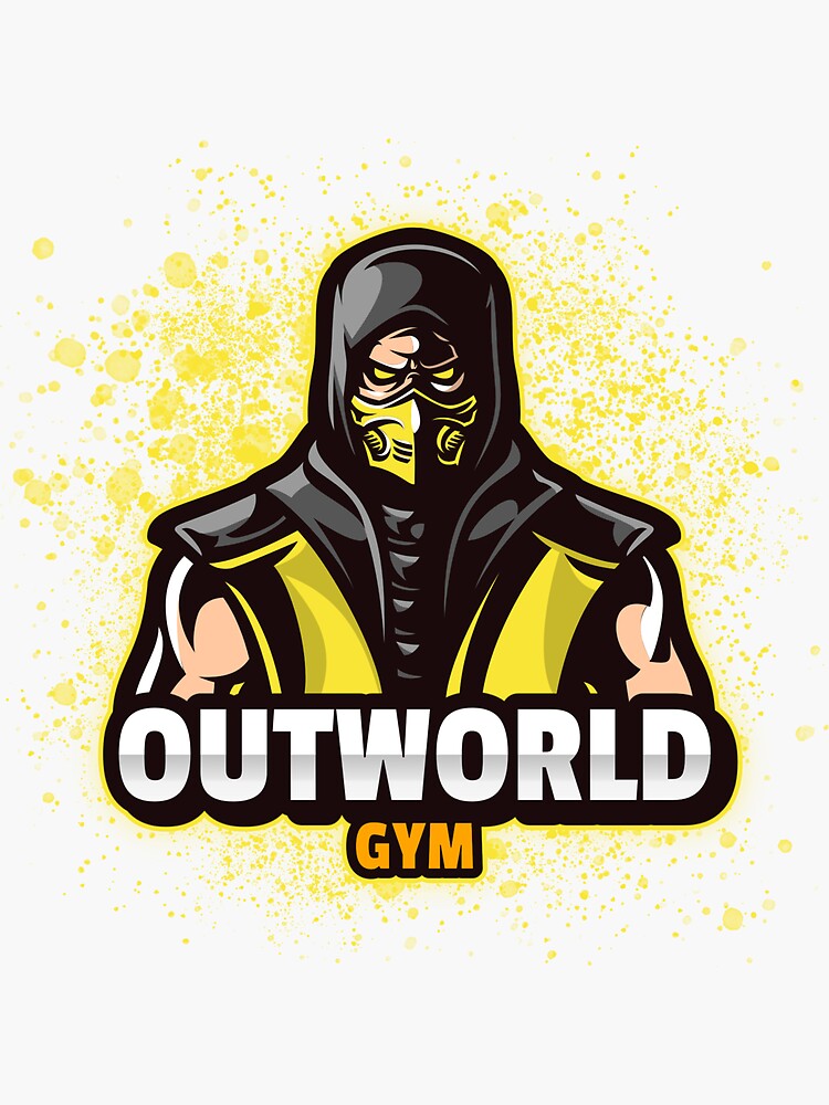 "OUTWORLD GYM SC" Sticker for Sale by KsCustomForge | Redbubble