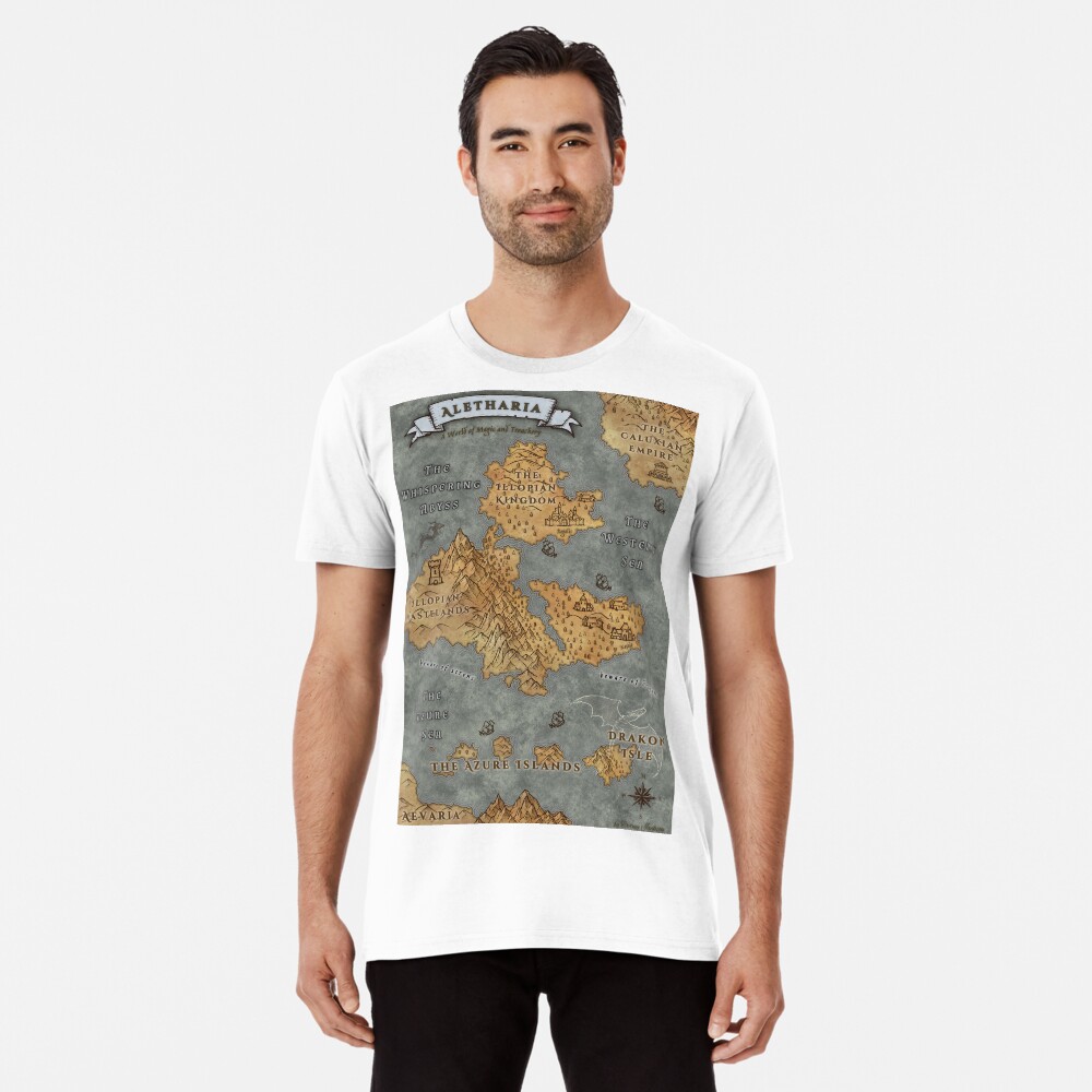 "Map of Aletharia (Color)" Poster for Sale by britney-jackson | Redbubble