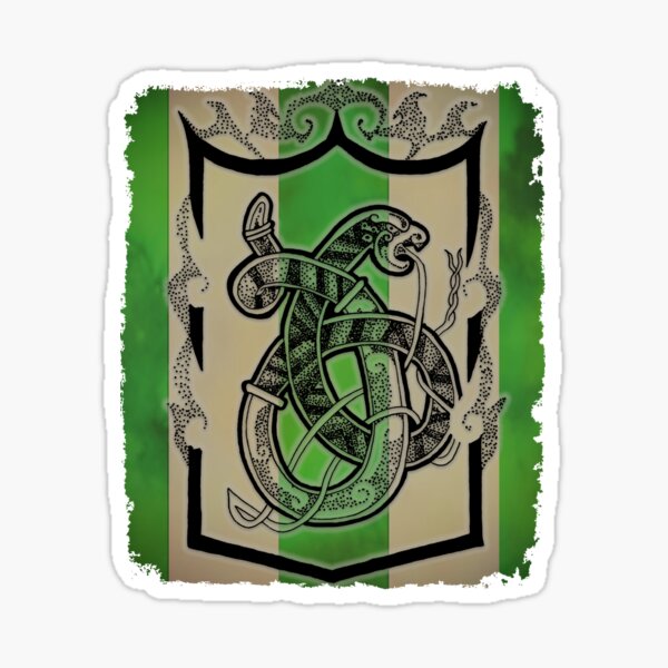 "Snake - Crest of Pride" Sticker by BassInstinct | Redbubble