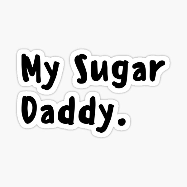 "Cool Wedding My Sugar Daddy Funny Bachelorette Party" Sticker for Sale ...